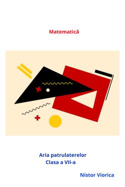 Book Creator | Ariile Patrulaterelor