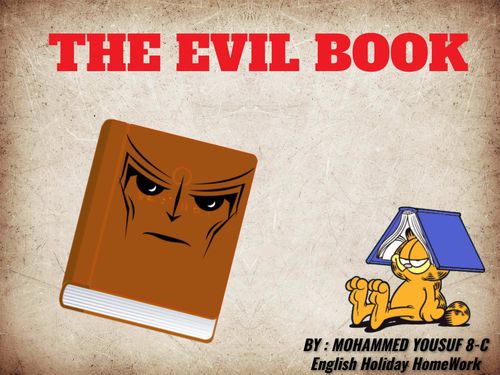 Book Creator | THE EVIL BOOK