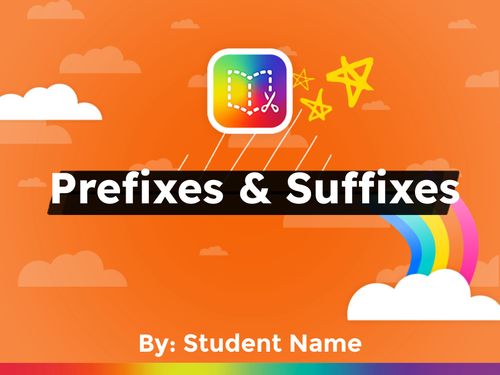 Book Creator | Prefixes & Suffixes