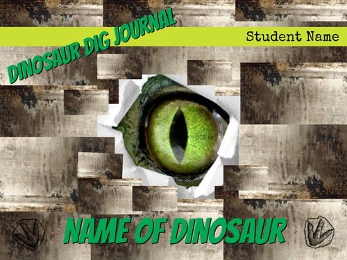 Book Creator | Dinosaur Journal