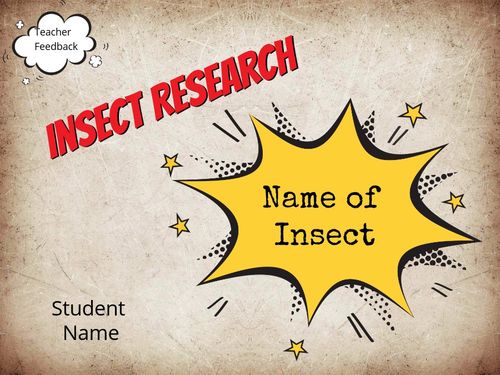 Book Creator | Insect Research