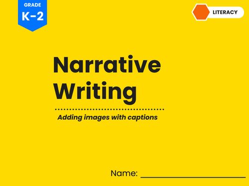 Book Creator | Narrative Writing Images and Captions