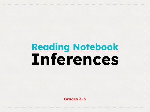 Book Creator | Inferences