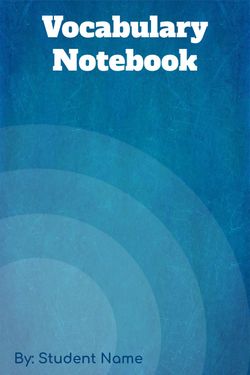 Book Creator | Vocabulary Notebook: EL Education