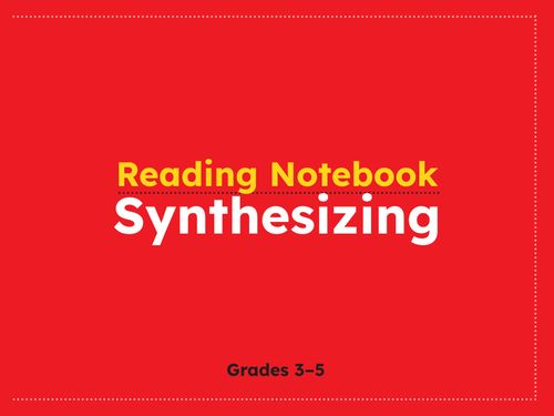 Book Creator | Synthesizing (grades 3-5)
