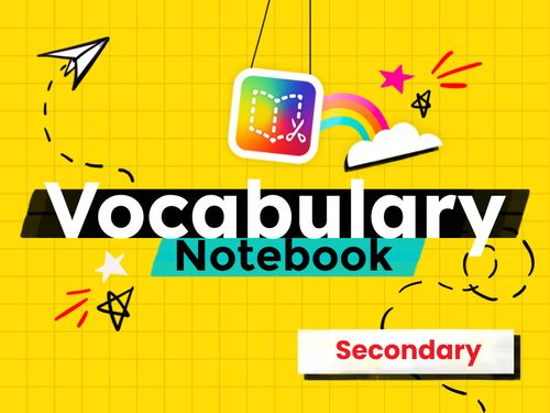 Book Creator | Secondary Vocabulary Notebook