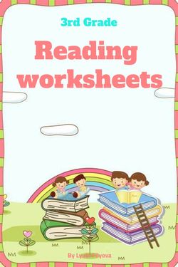 Book Creator | Reading worksheets