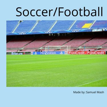 Book Creator | Soccer/Football-Samuel Mash