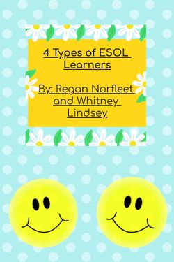 Book Creator | 4 Types of ESOL Learners