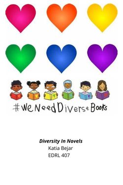 Book Creator | Diversity in Novels