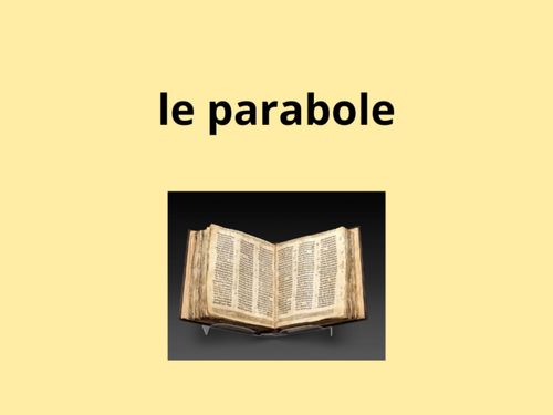 Book Creator | Le parabole