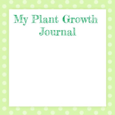 Book Creator | My Plant Growth Journal