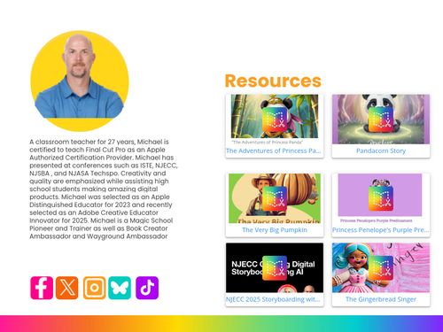 Book Creator | Michael Clear Demo Slam Bio