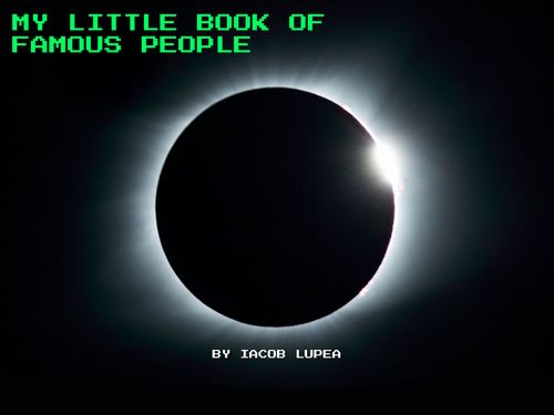 Book Creator | My little book of famous people