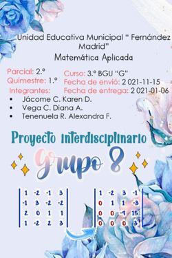 Book Creator | PROYECTO INTERDISIPLINAR GRUPO 8 - MATRICES DE 4X4