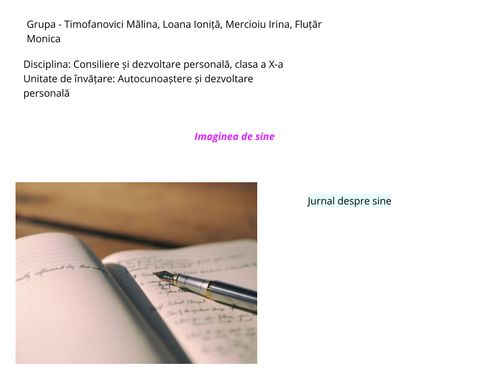 Book Creator | Imaginea de sine