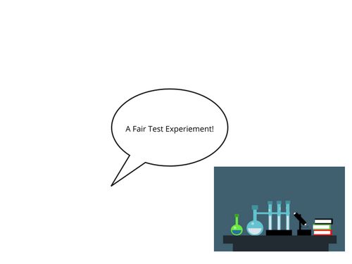 Book Creator | Fair test experiment