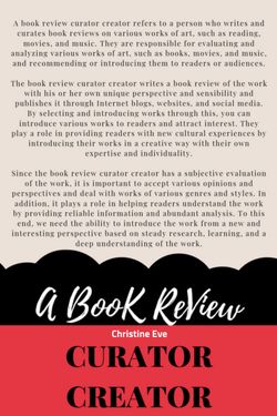 Book Creator | Christine Eve