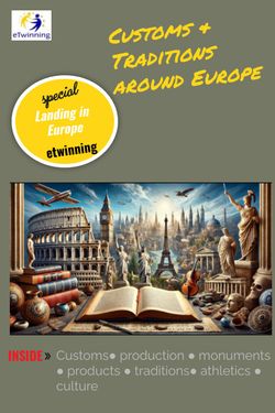 Book Creator | Customs and Traditions around Europe
