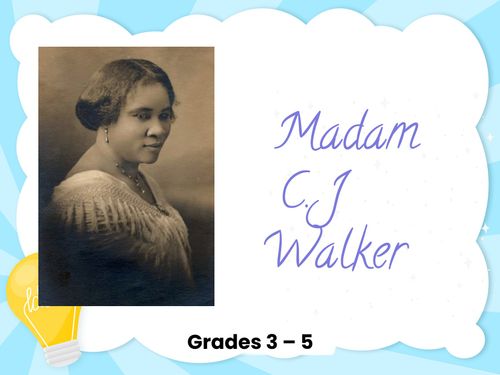 Book Creator | Madam CJ Walker- Self Made