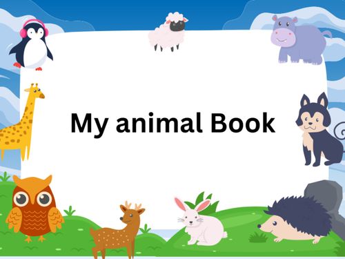 Book Creator | My animal book