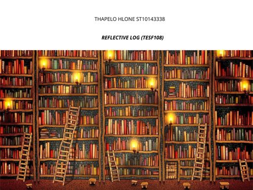 Book Creator | My Reflective Log