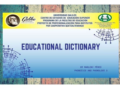 Book Creator | Educational Dictionary