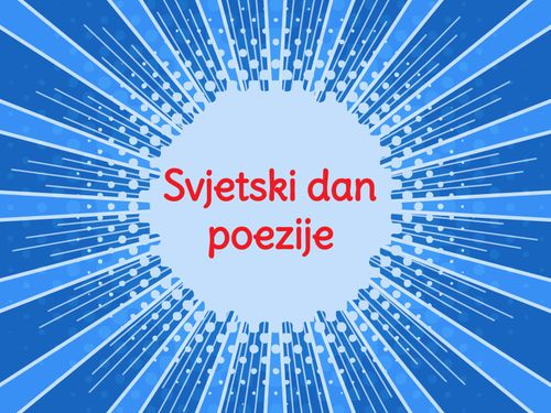 Book Creator | Svjetski dan poezije