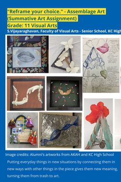 Book Creator | "Reframe your choice." - Assemblage Art