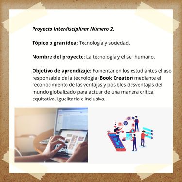 Book Creator | Proyecto Interdisciplinar Número 2