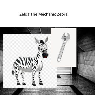 Book Creator | Zelda The Mechanic Zebra