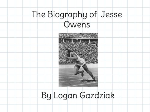 Book Creator | Biography of Jessie Owens