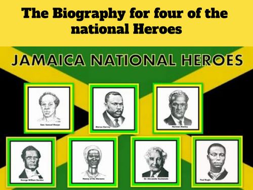 Book Creator | The Biography for four of Jamaica's National Heroes