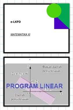 Book Creator | PROGRAM LINEAR