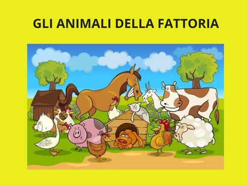 Book Creator | GLI ANIMALI DELLA FATTORIA