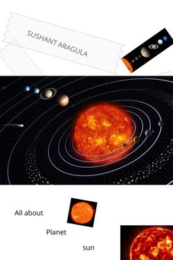 Book Creator | All about planet sun