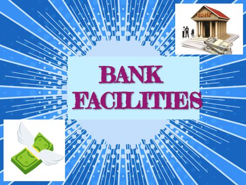 Book Creator | Bank facilities