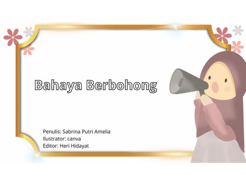 Book Creator | Bahaya Berbohong