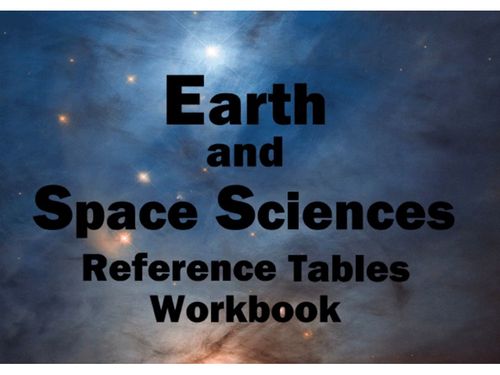 Book Creator | Earth and Space Science Reference Tables