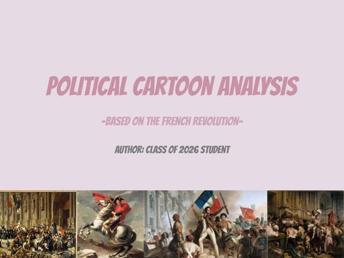 Book Creator | French Revolution Political Cartoon Source Analysis