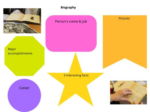 Book Creator | Create a Biography Activity