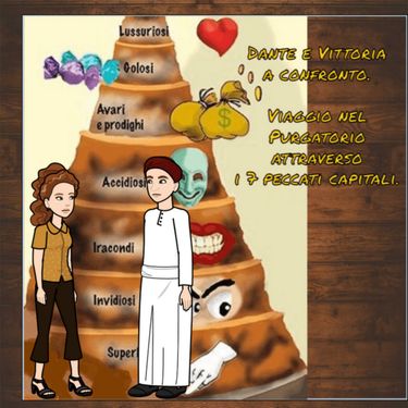 Book Creator | Viaggio nel Purgatorio attraverso i 7 peccati capitali ...