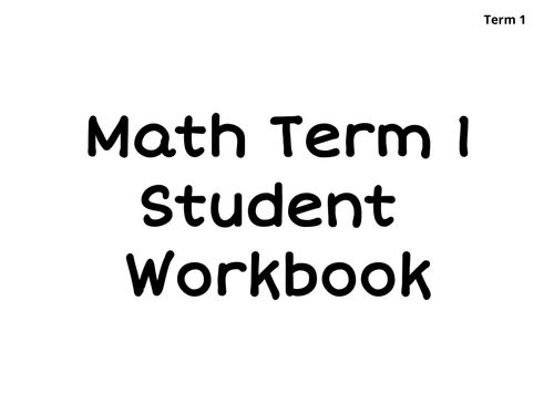 Book Creator | Math Term 1