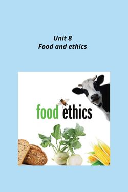 Book Creator | Unit 8 Food and Ethics