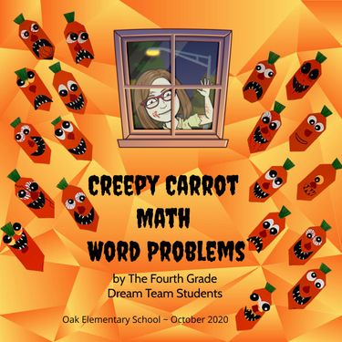 Book Creator | Creepy Carrot Math Word Problems