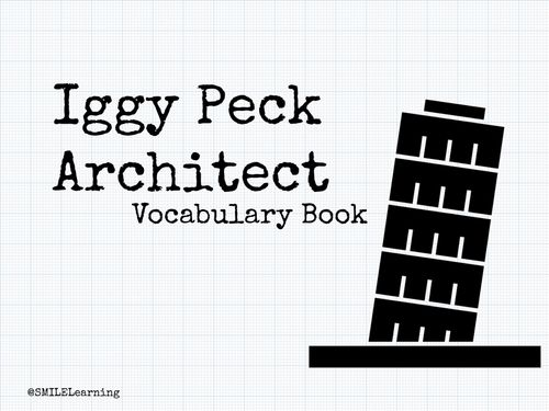Book Creator | Iggy Peck Architect Vocabulary Book