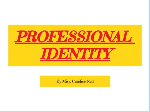 Book Creator | My Professional Identity