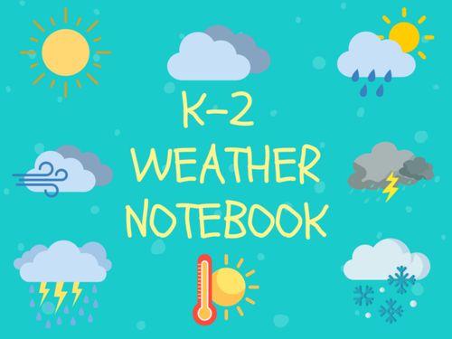Book Creator | K-2 Weather Notebook