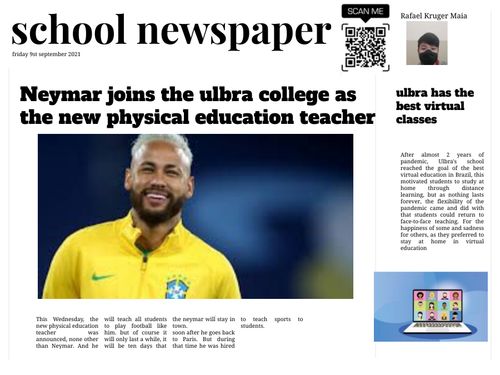 Book Creator | SCHOOL NEWSPAPER
