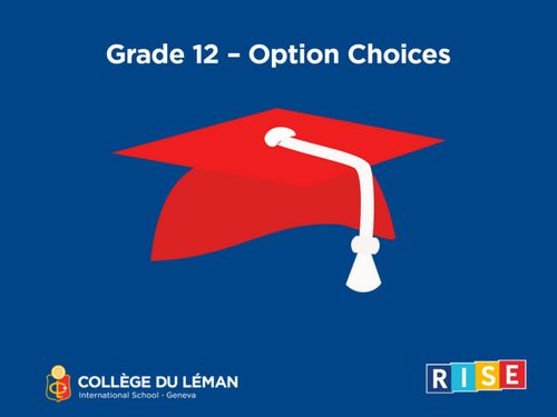 Book Creator | Grade 12 Option Choices